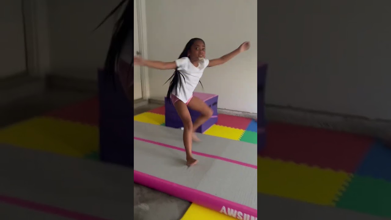 Practice makes Perfect 🤩 #shorts #gymnastics #lanilove