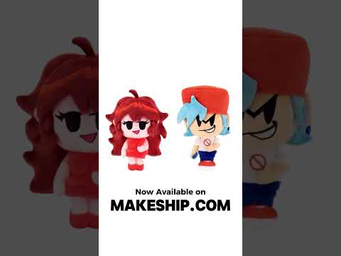 Boyfriend Girlfriend Makeship Plush Dance Cool #fnf #fridaynightfunkin #plush