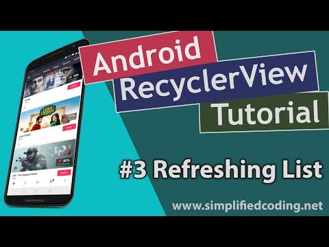 Learn 3 Android RecyclerView Tutorial SwipeRefreshLayout - Mind Luster
