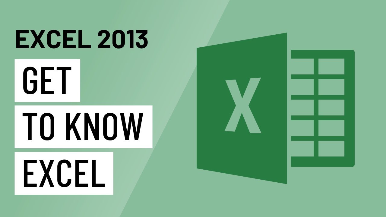 Excel 2013: Getting Started