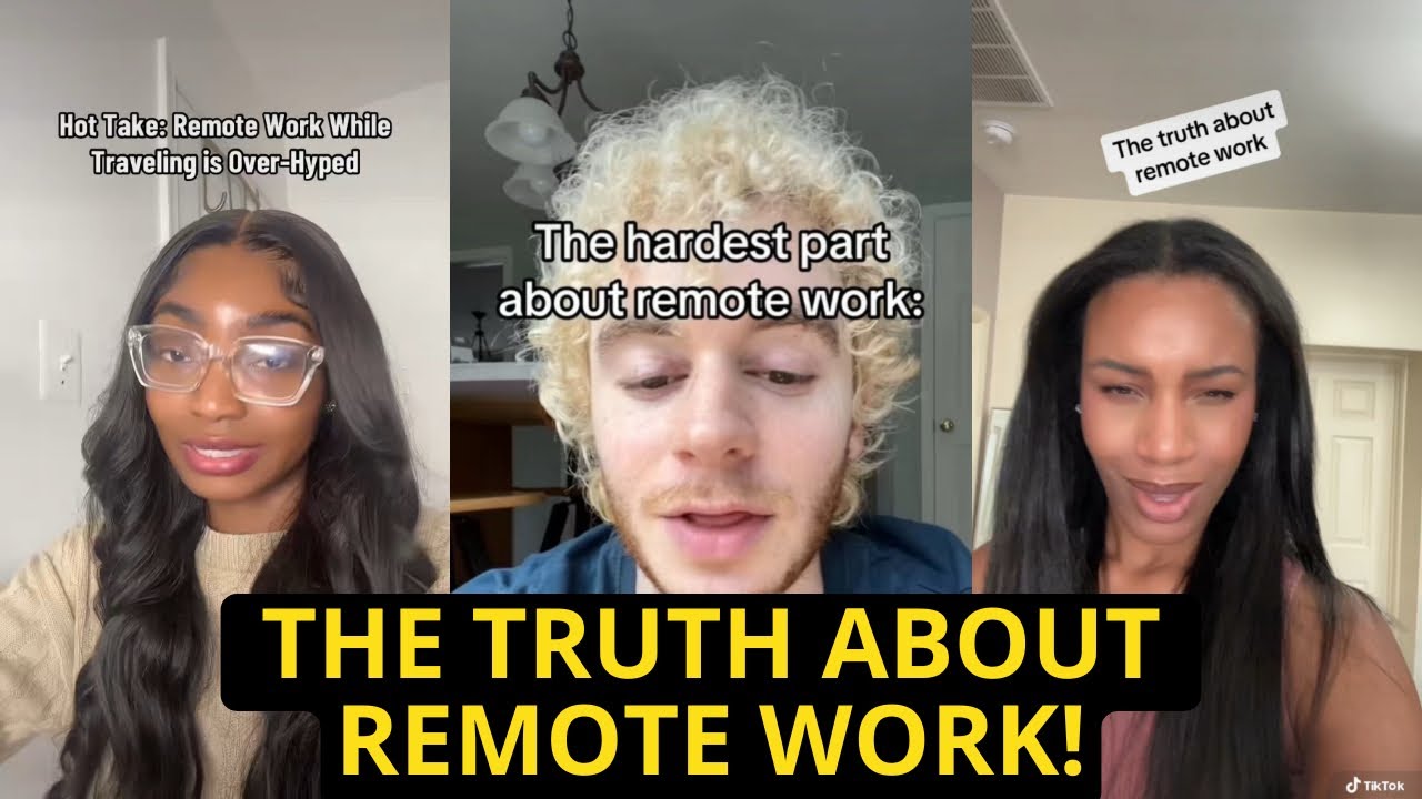 The Reality Of Remote Work | TikTok Rants On Working From Home