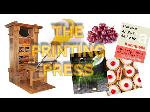 The (very accurate) history of the printing press