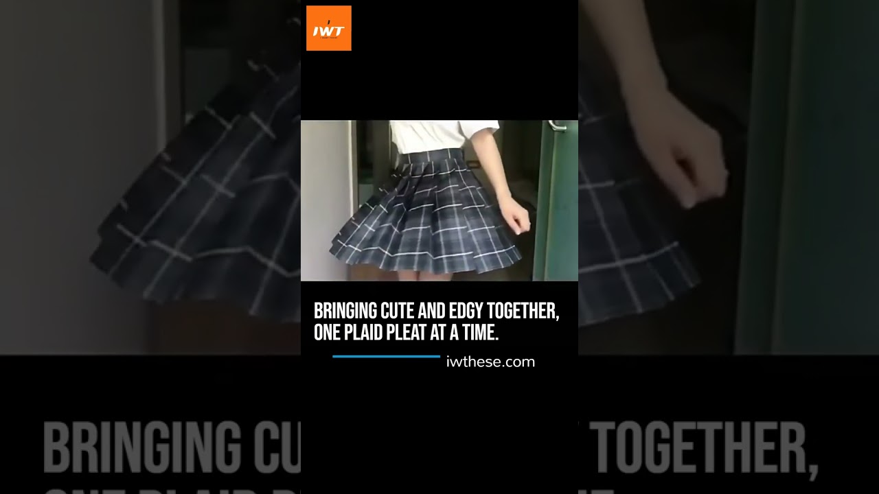 The ultimate school girl uniform-inspired mini skirt for the modern woman