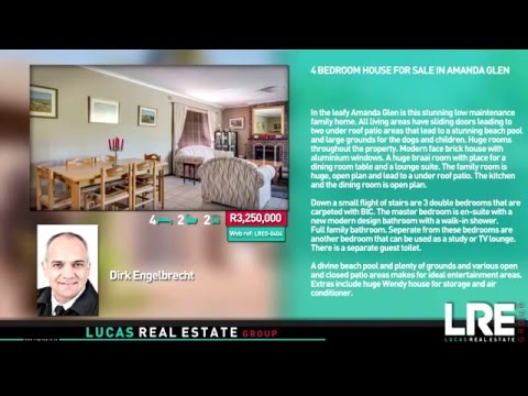 34 Hebron R3,250,000 4 BEDROOM HOUSE FOR SALE IN AMANDA GLEN Web Ref LREG 0404