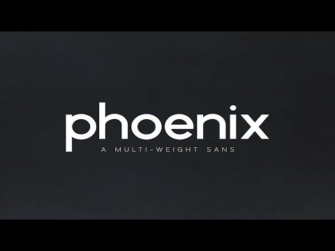 Phoenix | A Multi Weight Sans Font Free Download