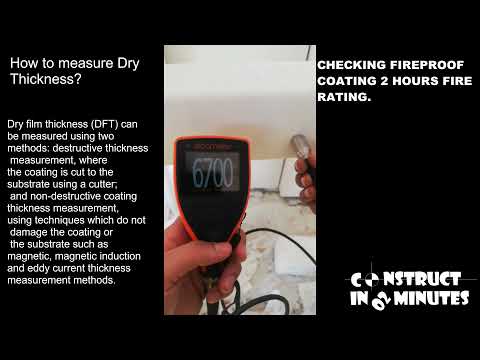 How to measure DFT (dry film thickness).