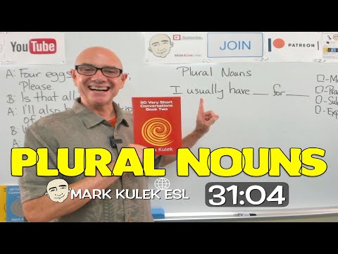 Plural Nouns (food & meals) | Learn English - Mark Kulek ESL