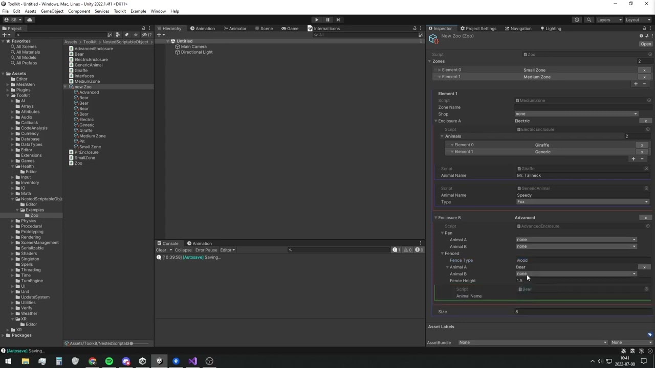 Toolkit - Nested Scriptable Object [Preview]