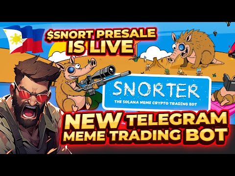 NEW Meme Trading Bot on Telegram, Snorter BOT - Presale is LIVE