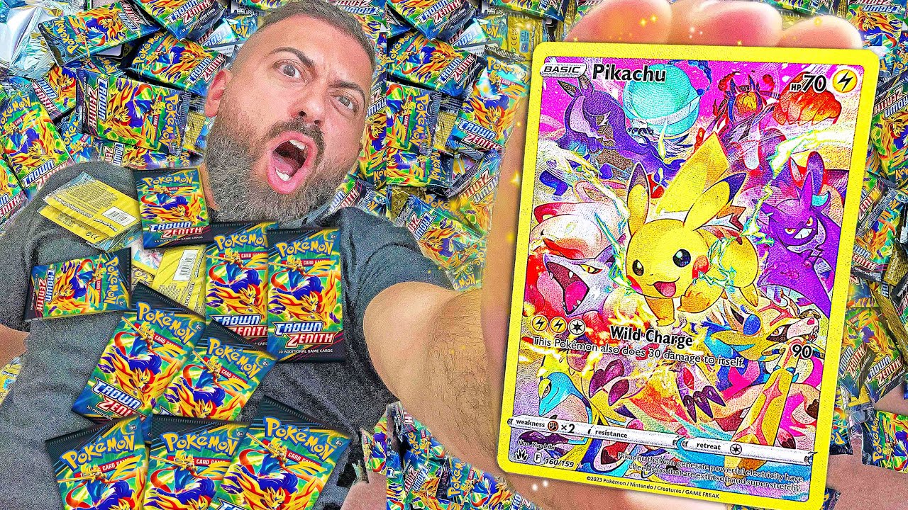 NOT Stopping Until I Pull The RAREST Crown Zenith Card!