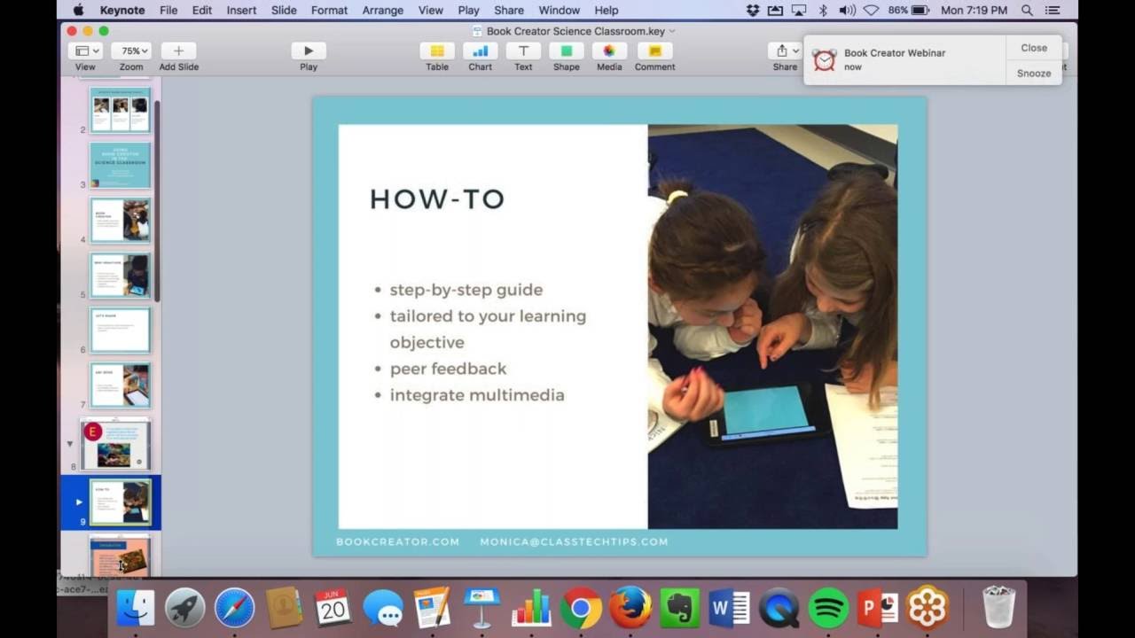 Using Book Creator in the Science Classroom