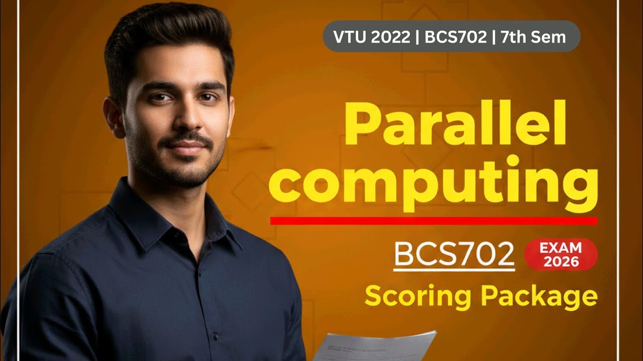 MOST IMPORTANT QUESTIONS OF PARALLEL COMPUTING BCS702 VTU 7TH SEM 2026 #vtu #pc 