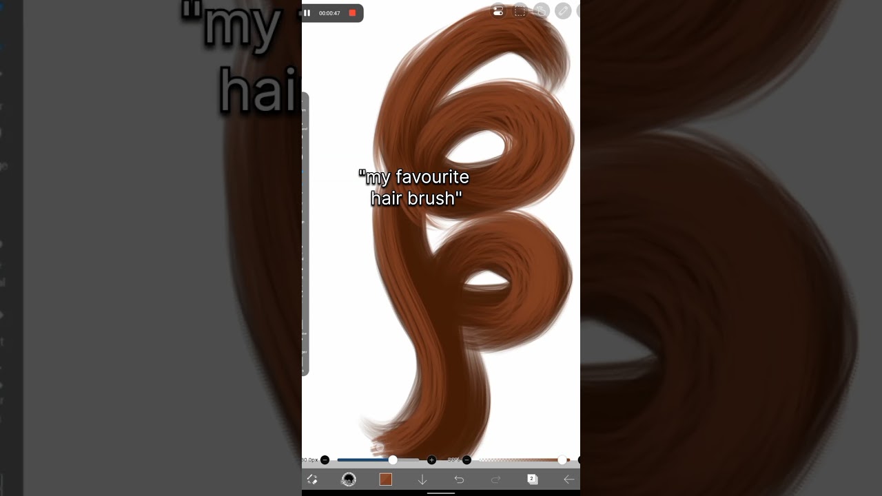 Ibis hair brush code #song #music #ibispaintxforbeginners