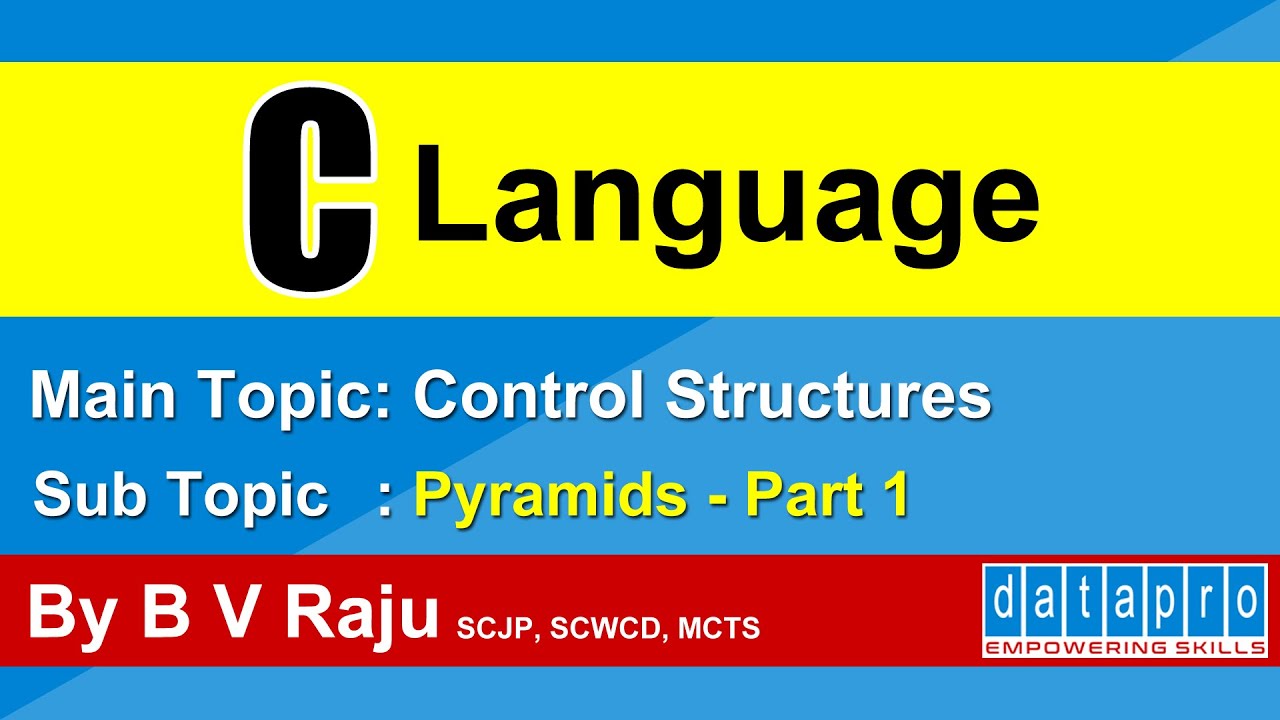 Pyramids in C Language | Pyramid Pattern Programs in C Language | C Language