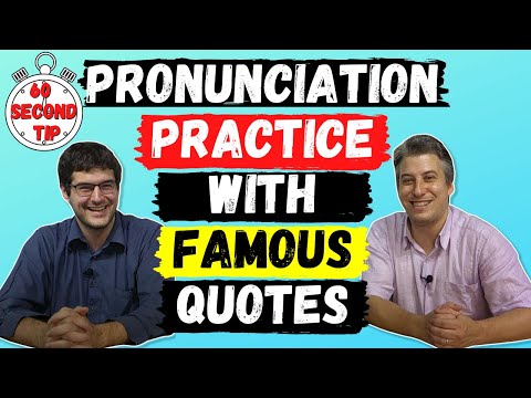 Using Famous Quotes To Practice Pronunciation | Who Said This? #shorts