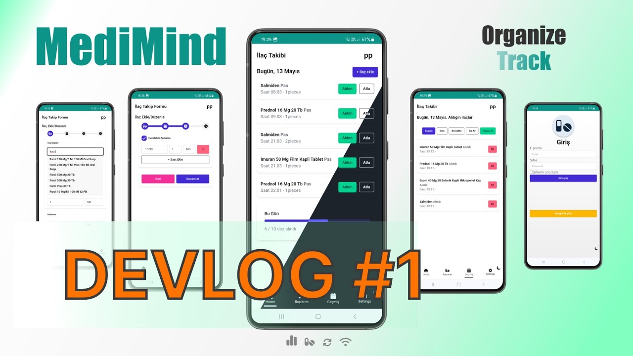 Medimind - Medication Tracking Application | What happened, what have we done? | #devlog #1