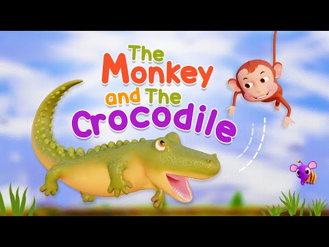 The Monkey and The Crocodile | Bedtime Stories For Kids | Elefaanty