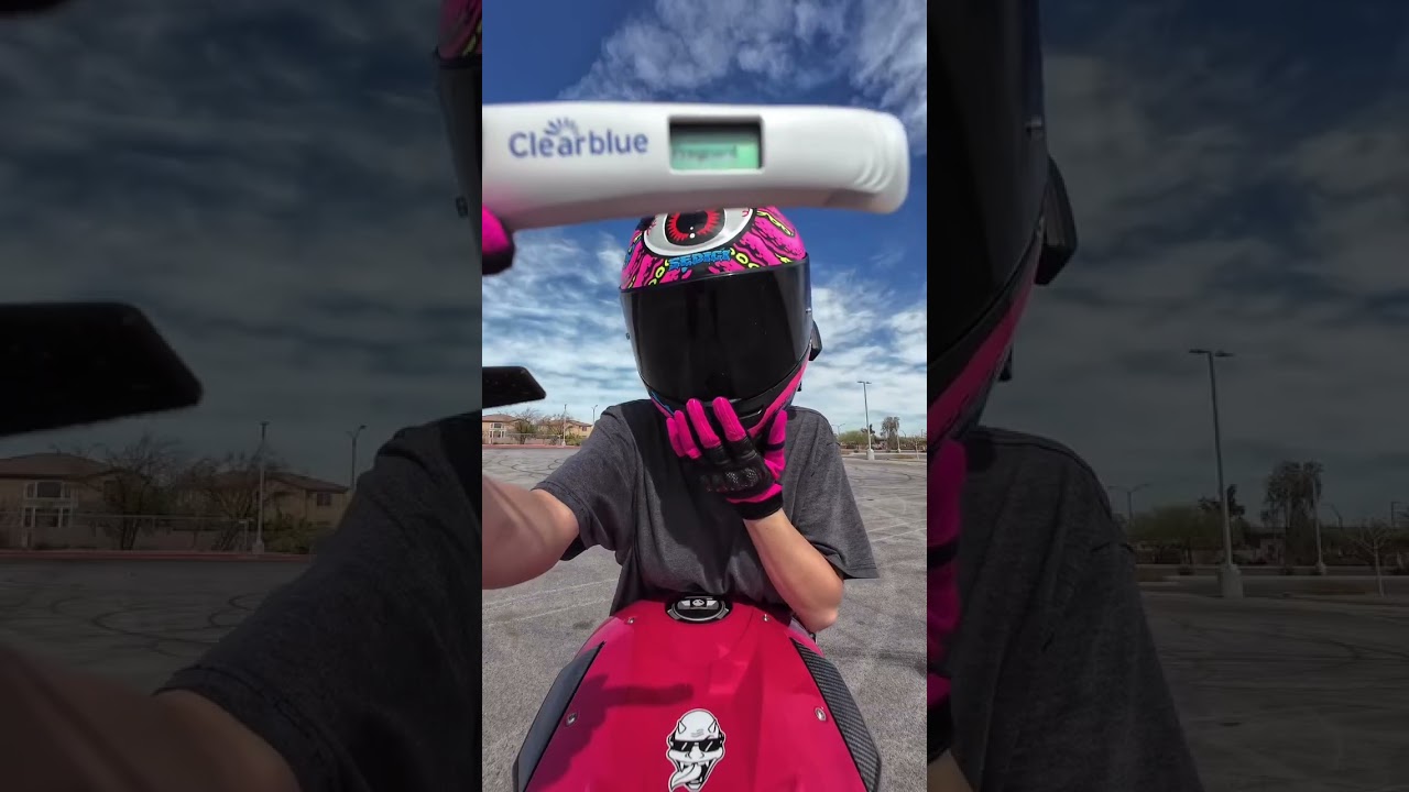 I’m officially a mommy🙈💕 #bikergirl #motorcycle #bikeride #motovlog #biker #moto #bike #bikelife