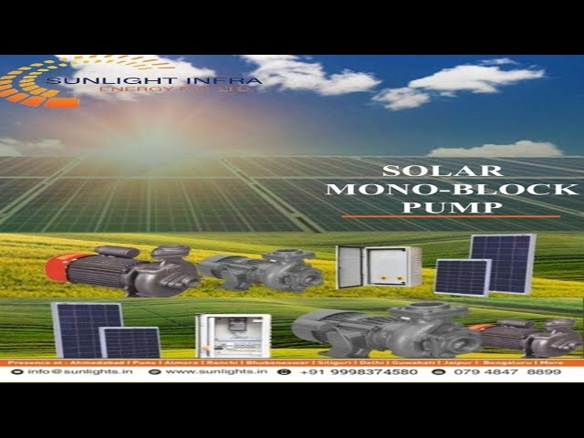 Monoblock Pump - 5 HP Solar Monoblock Pump Manufacturer from Ahmedabad