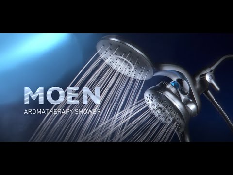 Introducing the Moen® Aromatherapy Handshower featuring INLY™ technology.