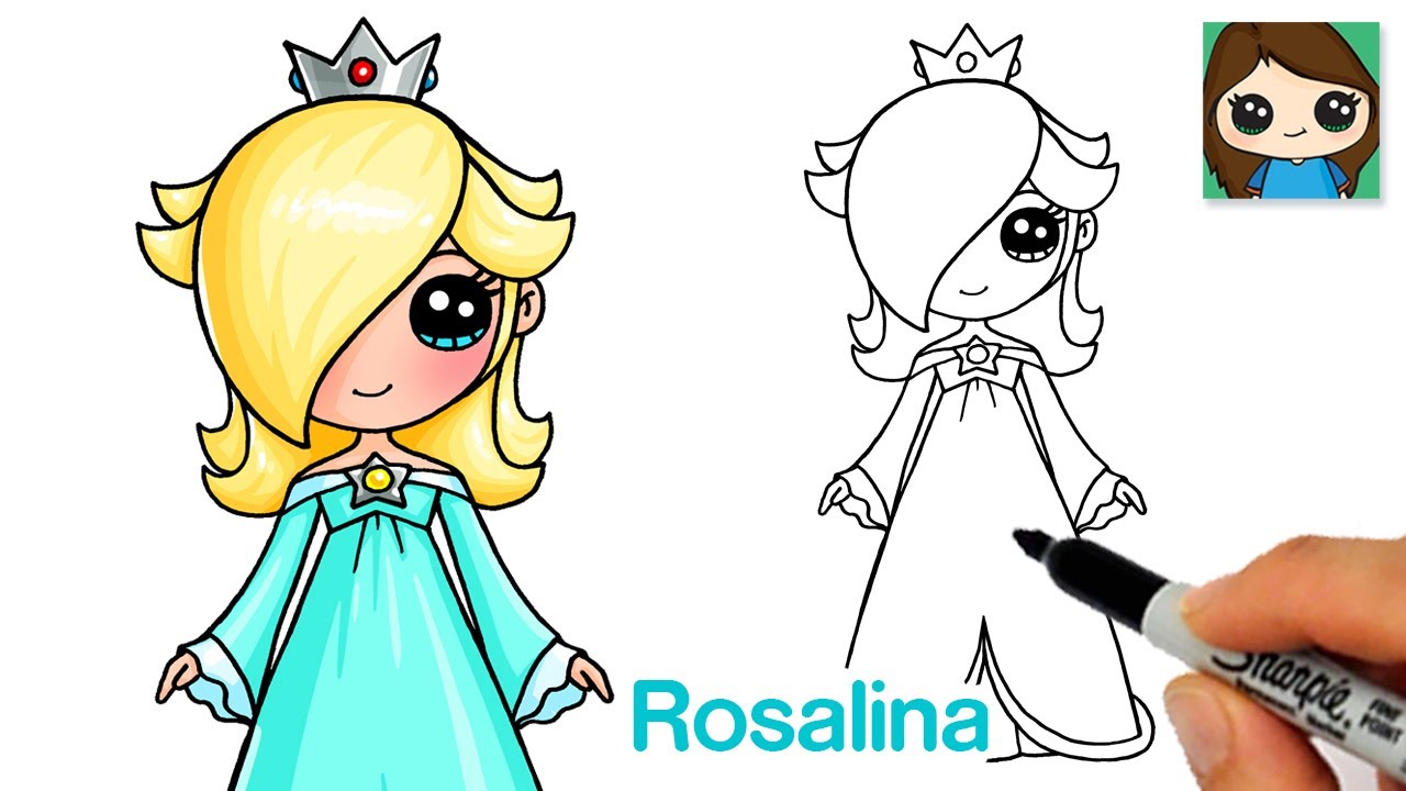 How to Draw Rosalina ⭐️Super Mario