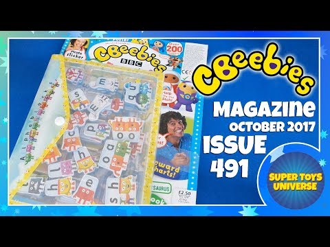 Cbeebies Magazine Oct 2017 Issue 491 Alphablocks, Numberblocks, Hey Duggee, Octonauts, Peter Rabbit