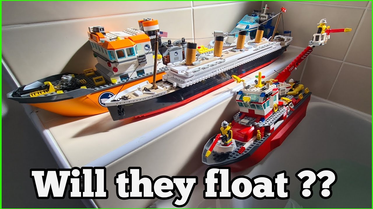 DO LEGO BOATS FLOAT #9 !!!