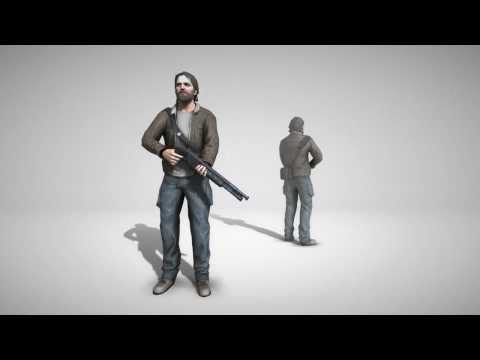 3DModels-Textures: Survivor 3d Character Model