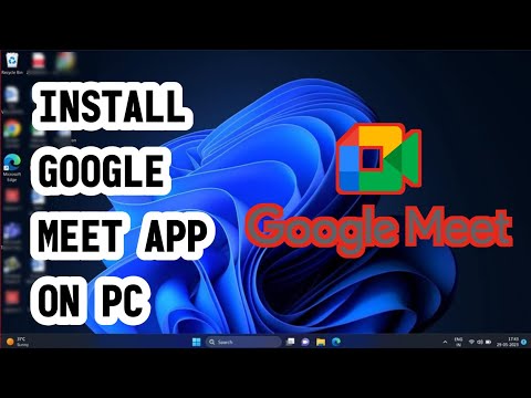 How to Install Google Meet App on PC (EASY)