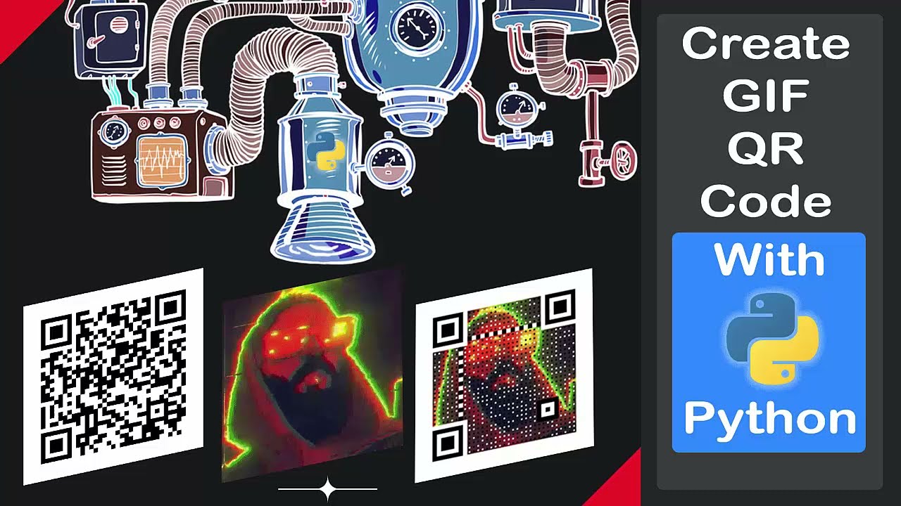 Animate QR Code GIF with Python