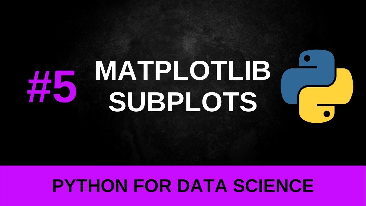 Python Data Science Tutorial #5 - Subplots and Multiple Windows