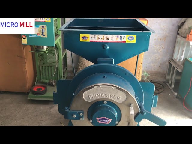 Double Stage Pulveriser - Commercial Atta Chakki Machine 10 HP ...