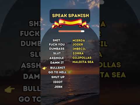 curse Words in Spanish for beginners πͺπΈ #spanishforbeginners #spanish #speakspanish #learnspanish