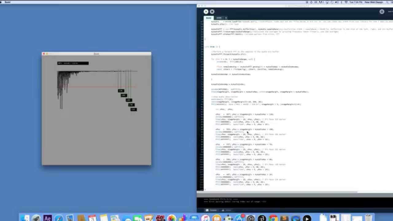 Audio Analyzer with Processing 3, minim, FFT