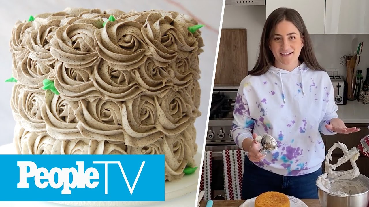 How To Frost An Ombre Rosette Cake With Oreo Buttercream | People’s Pantry | PeopleTV