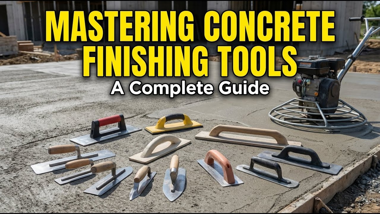 Concrete Finishing Tools Guide For Everyone