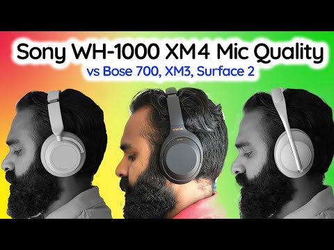[Mic Test] Sony WH1000XM4 Call and Mic Quality VS Bose 700, Sony XM3, Microsoft Surface Headphones 2