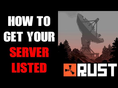 How To Fix / Make Appear Rust Gportal Console Community Server Not Appearing In The In-Game Browser