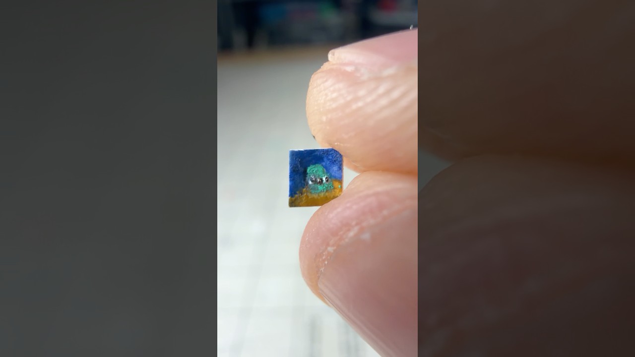 World’s Smallest Blob Painting