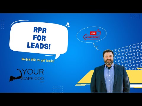 Realtors - Get Leads with RPR!