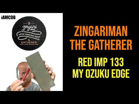 Straights #47 - Red Imp (My Ozuku Edge), Zingariman The Gatherer, RazoRock 400, A&E Peaches & Cognac