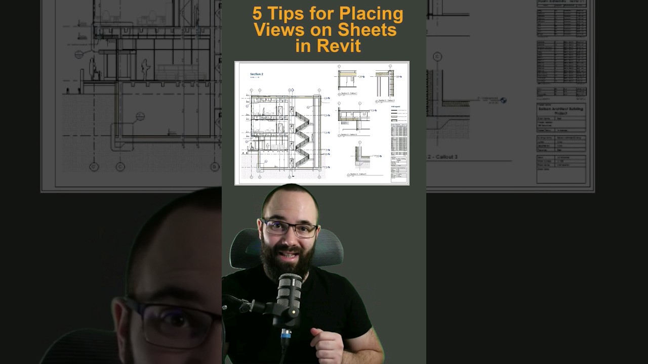 5 Tips for placing Views on Sheets in #revit