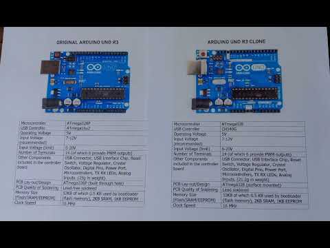 Original vs. Clone Arduino Uno R3
