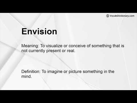 Envision Meaning