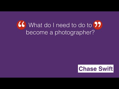 What do I need to do to become a photographer
