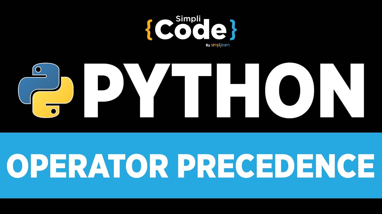 Python Tutorial For Beginners | Python Operator Precedence And Associativity | Python | SimpliCode