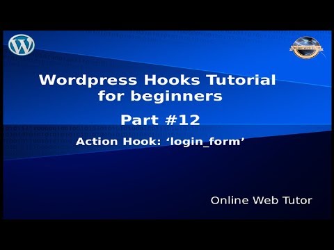Learn Wordpress Hooks Tutorial for beginners from scratch 12 Action hook login form - Mind Luster