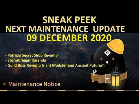 [Game Play] Sneak Peek 09 DEC 2020 Maintenance by Chris Poli | Black ...