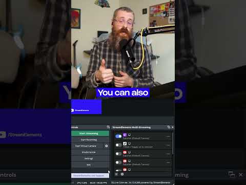 MULTISTREAM TO ANY PLATFORM FOR FREE WITH STREAMELEMENTS #multistreaming #streamer