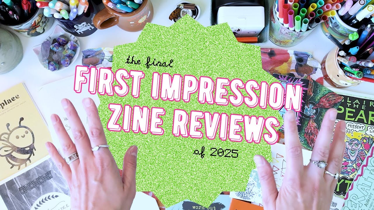 Need zinespiration? Check out these amazing DIY ZINES *:⋆° first impression #zine #reviews #diy